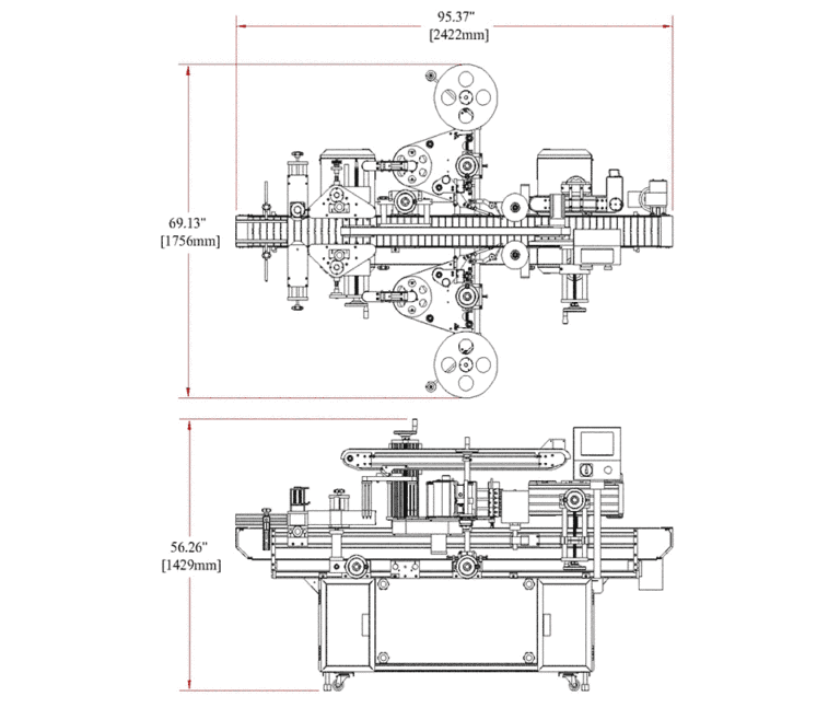Two-Sided Front & Back Labeler | Automatic Labeling Machines